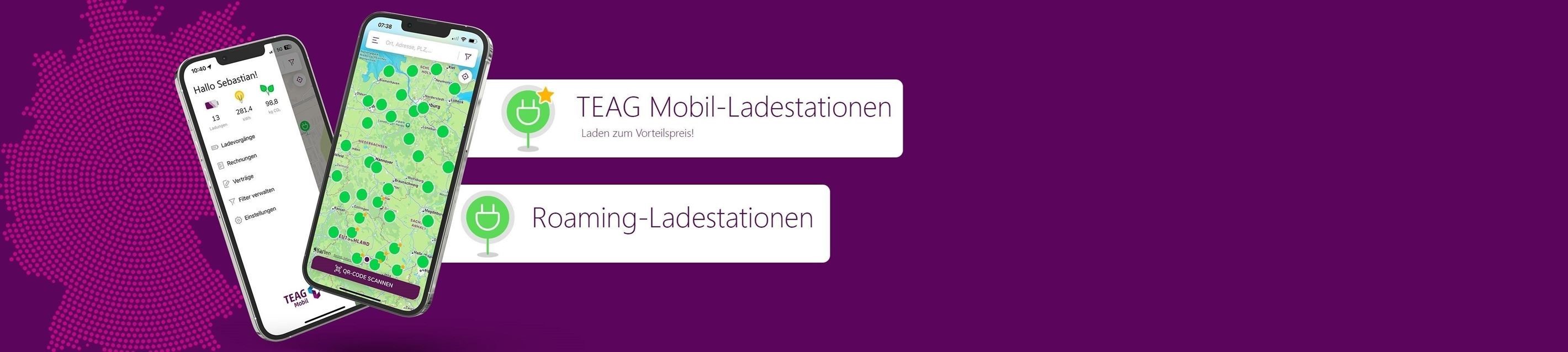 TEAG Mobil Ladeapp - Unterwegs laden | TEAG Mobil